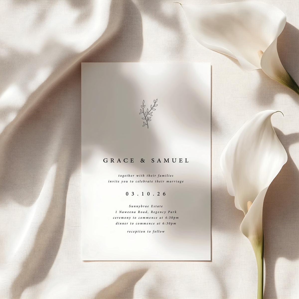 Atlanta - Invitation – Class Ink Designs