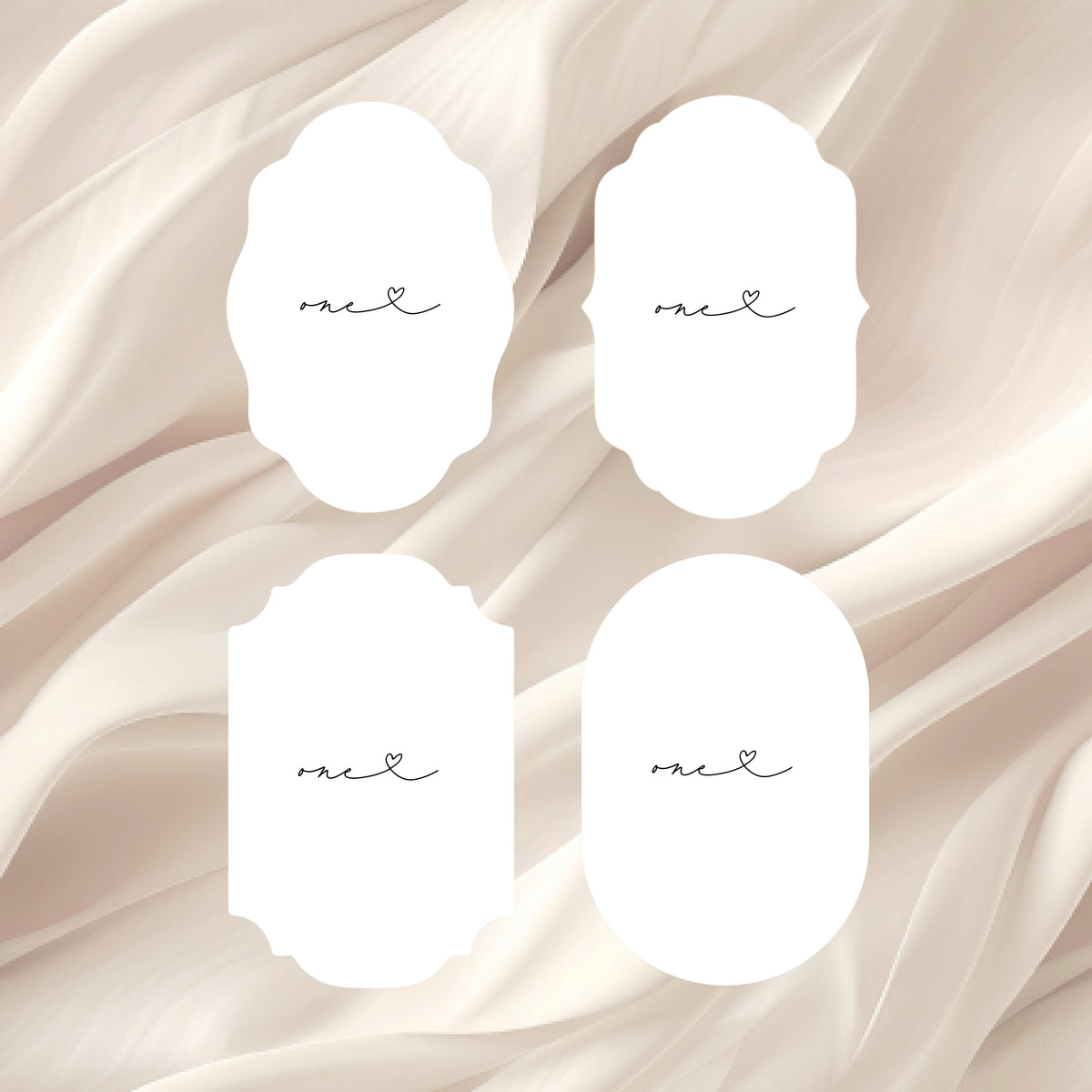 Cashmere - Table Numbers – Class Ink Designs