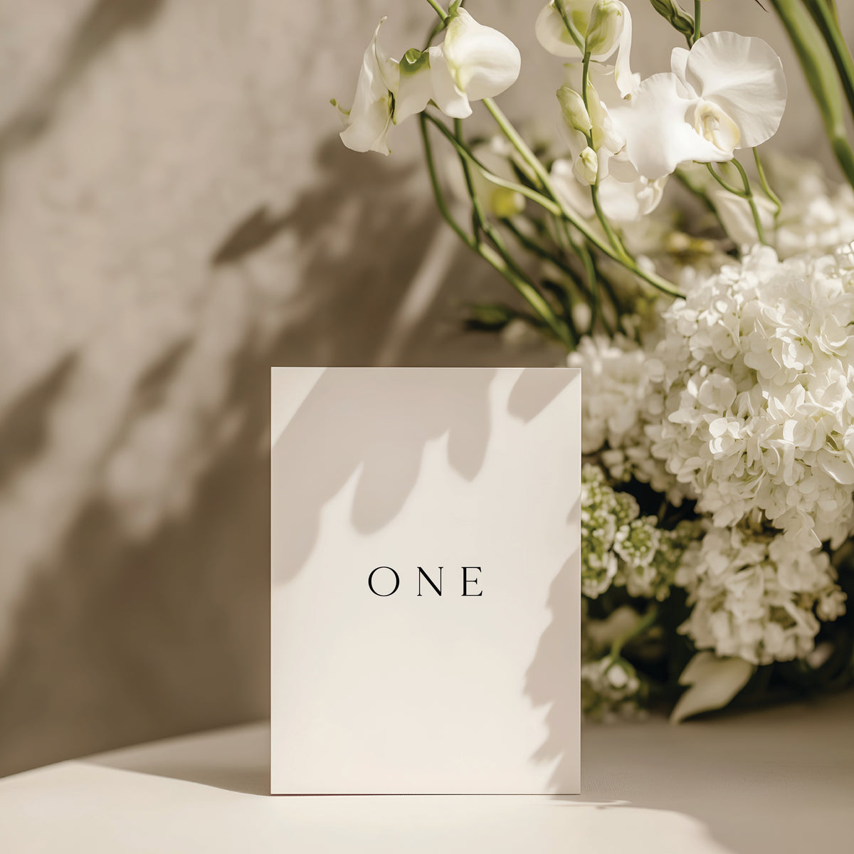 Classico - Table Numbers – Class Ink Designs