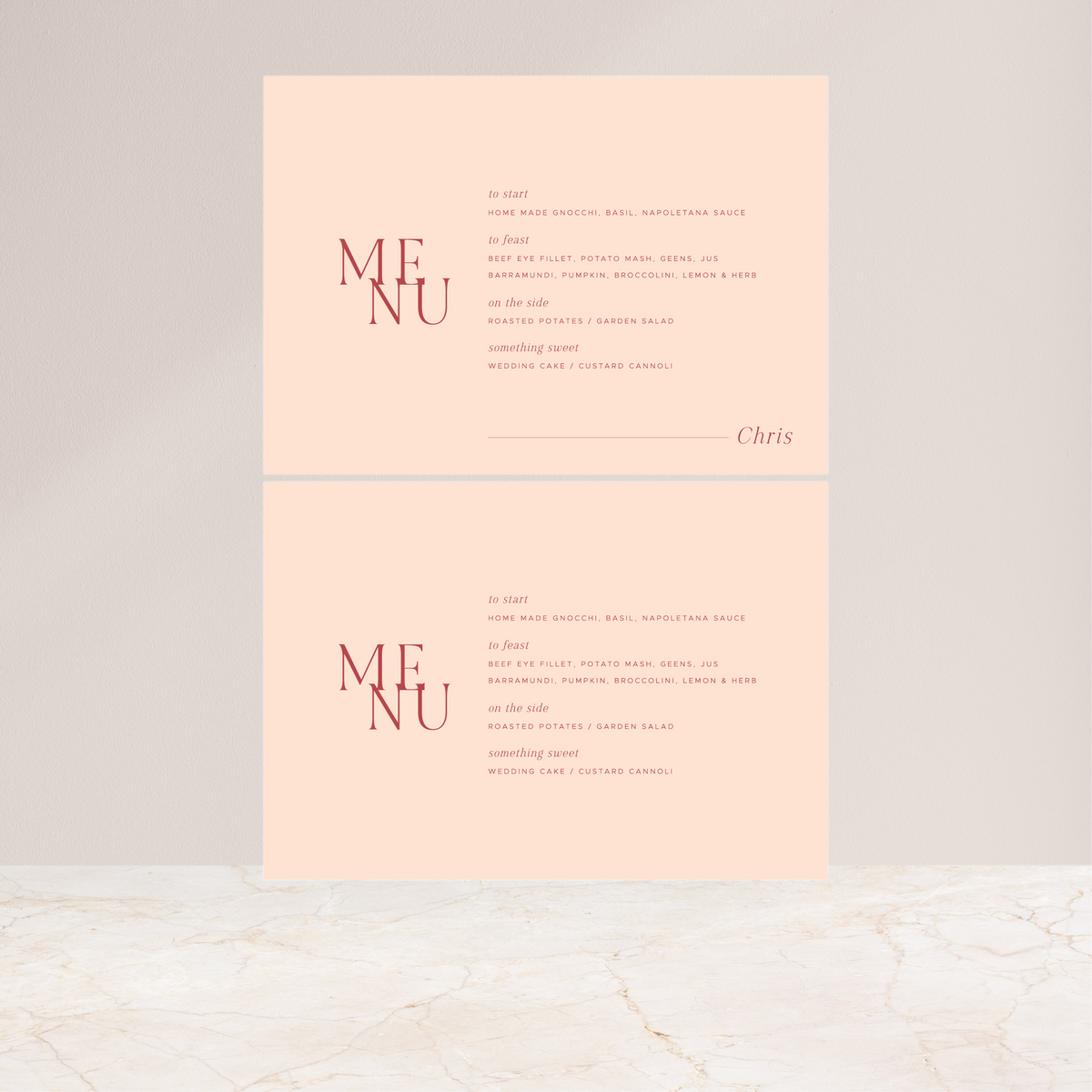 Date Night - Menu – Class Ink Designs