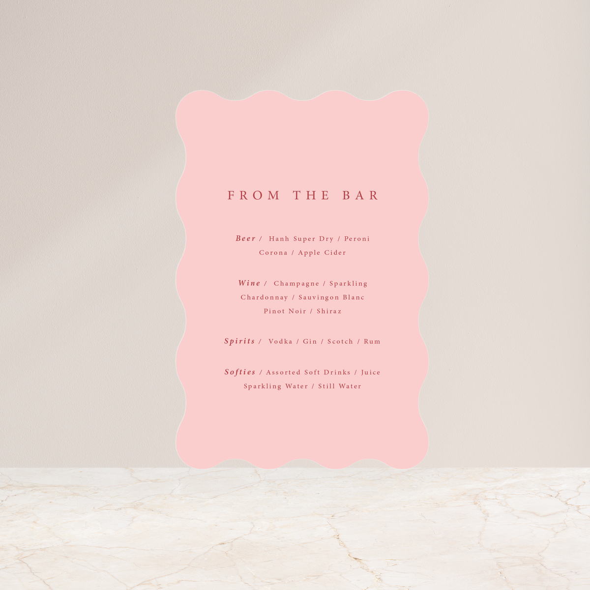 Love Letters - Bar Sign – Class Ink Designs