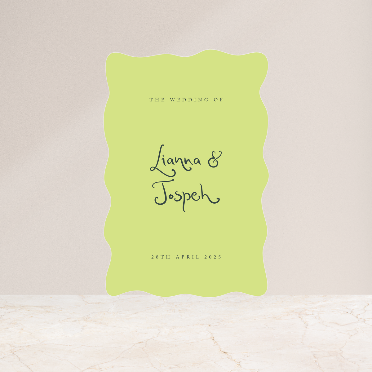 Serene Soirée - Welcome Sign – Class Ink Designs
