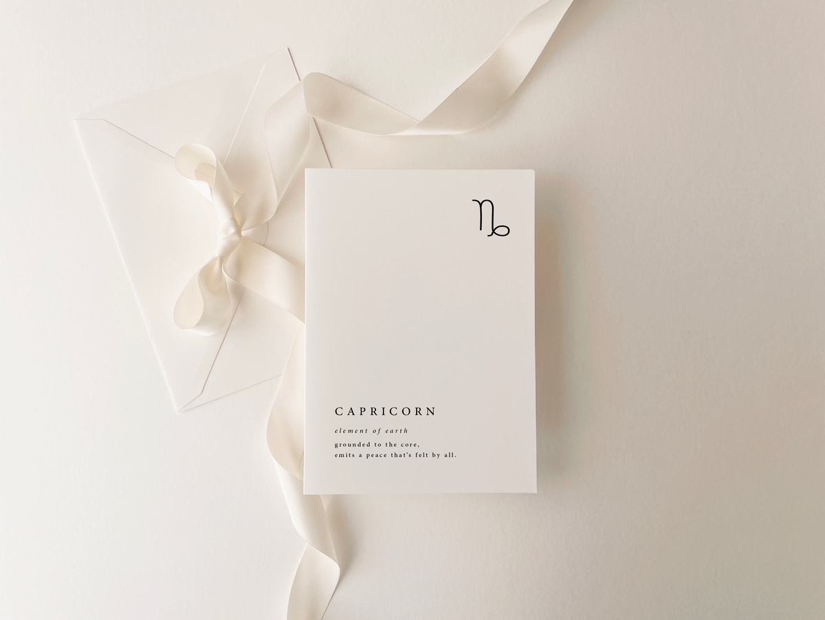 Star Sign Card - Capricorn – Class Ink Designs